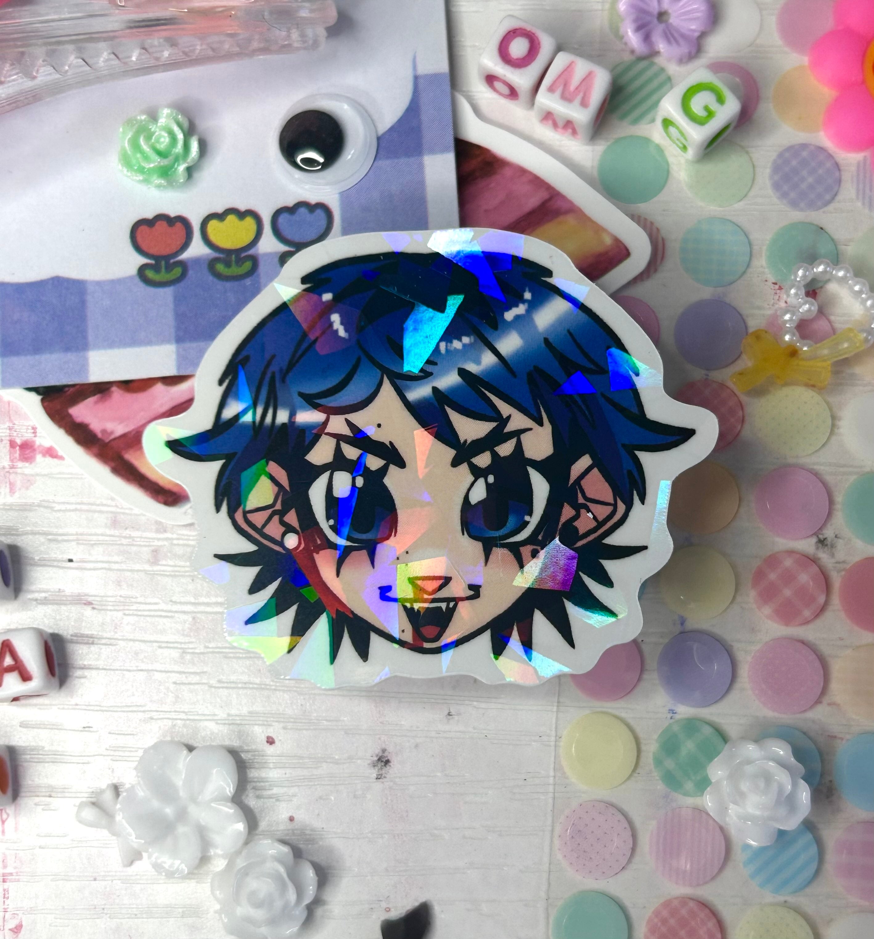 Broken Glass OC Sticker – Bitesizedsponge