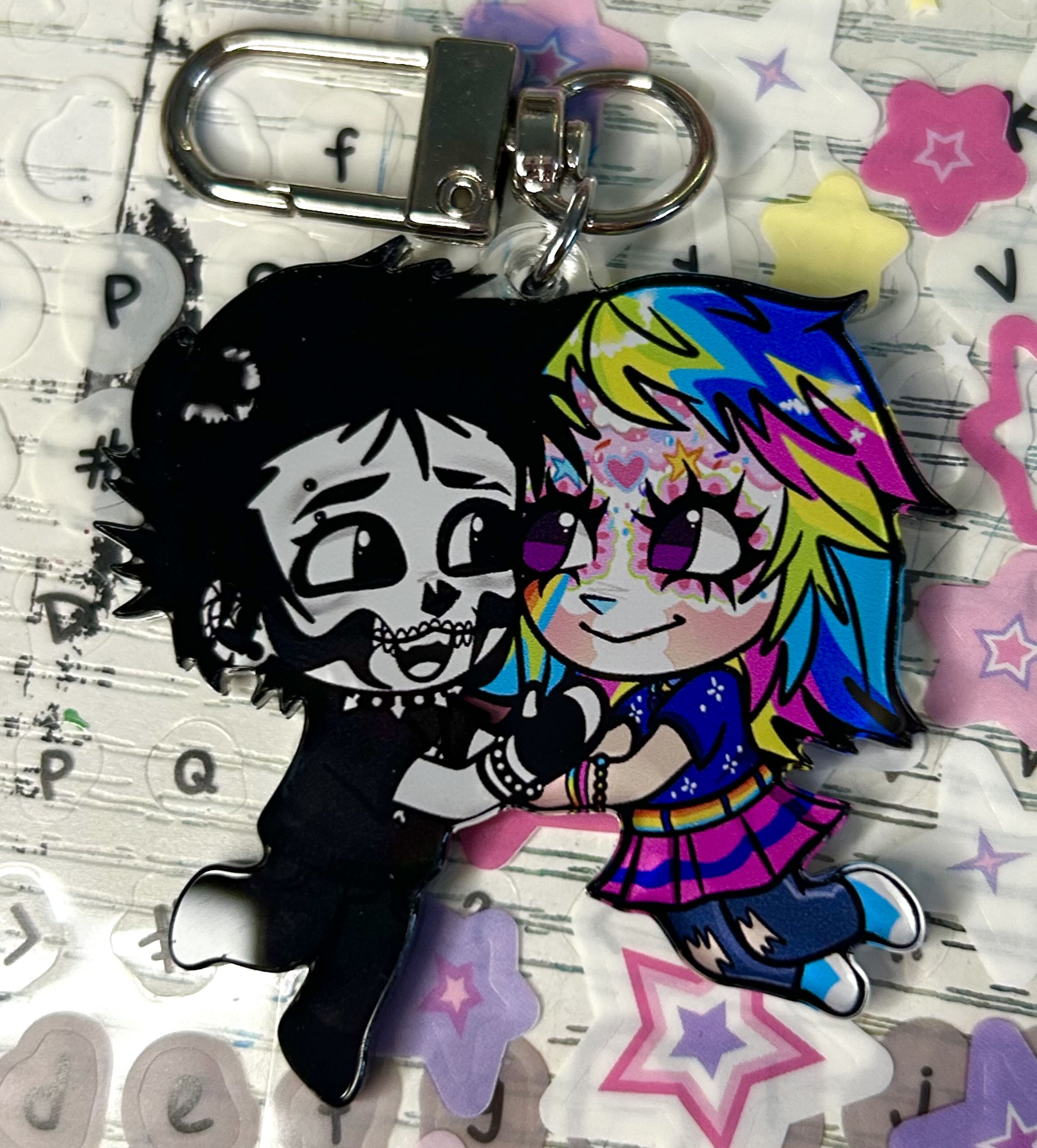 Zelda & Juno Acrylic Keychain – Bitesizedsponge